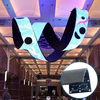 P2 240*120mm LED Flexible module LED cylindrical screen soft module ...