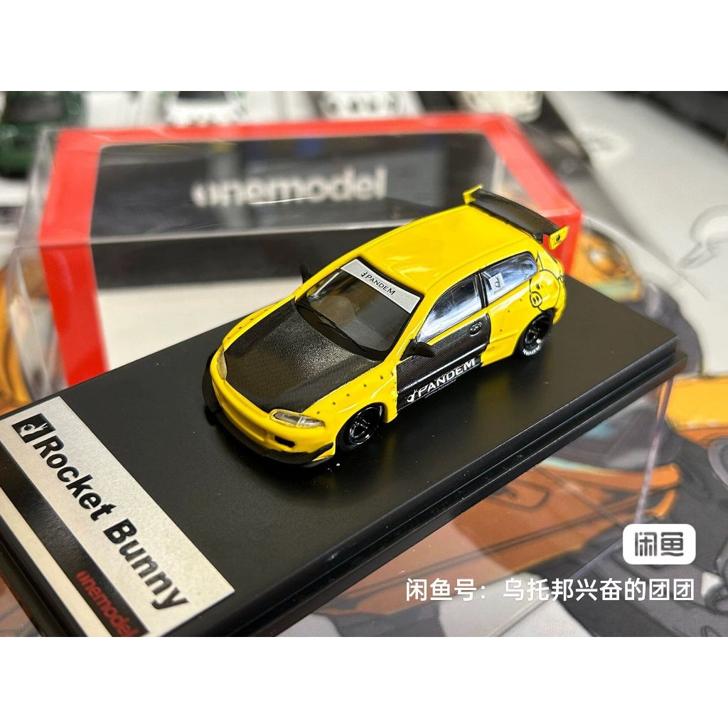 Onemodel 1/64 Honda Civic Rocket Rabbit Modified Car Model Rocket Bunny ...