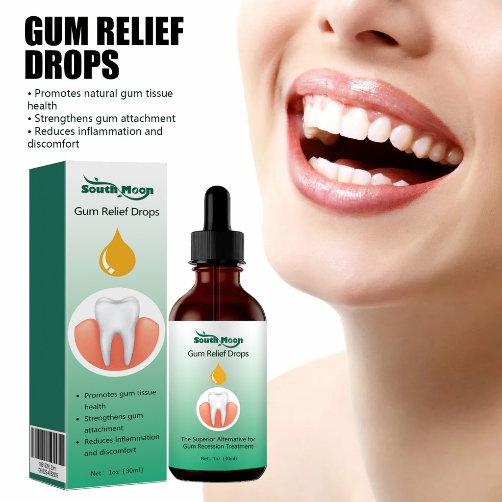 30ml Gum Relief Drops Relieve Gingival Swelling Repair Cleaning Care ...