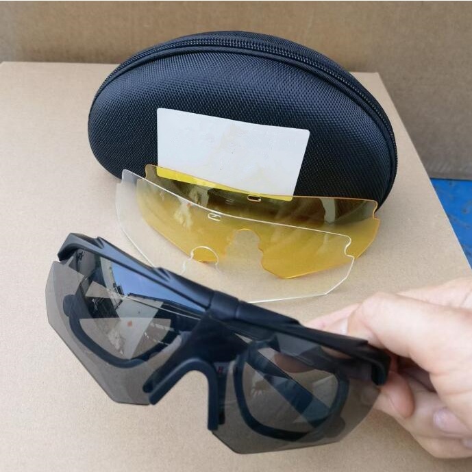 Tactical Polarized Goggles CS Special Forces Shooting Glasses Riding ...