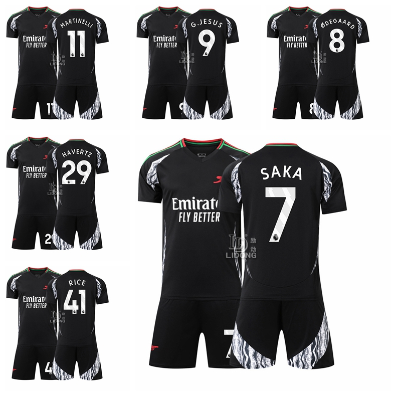 2024-25 Season Arsenal Away Football Adult Kids Jersey Kit Saka ...