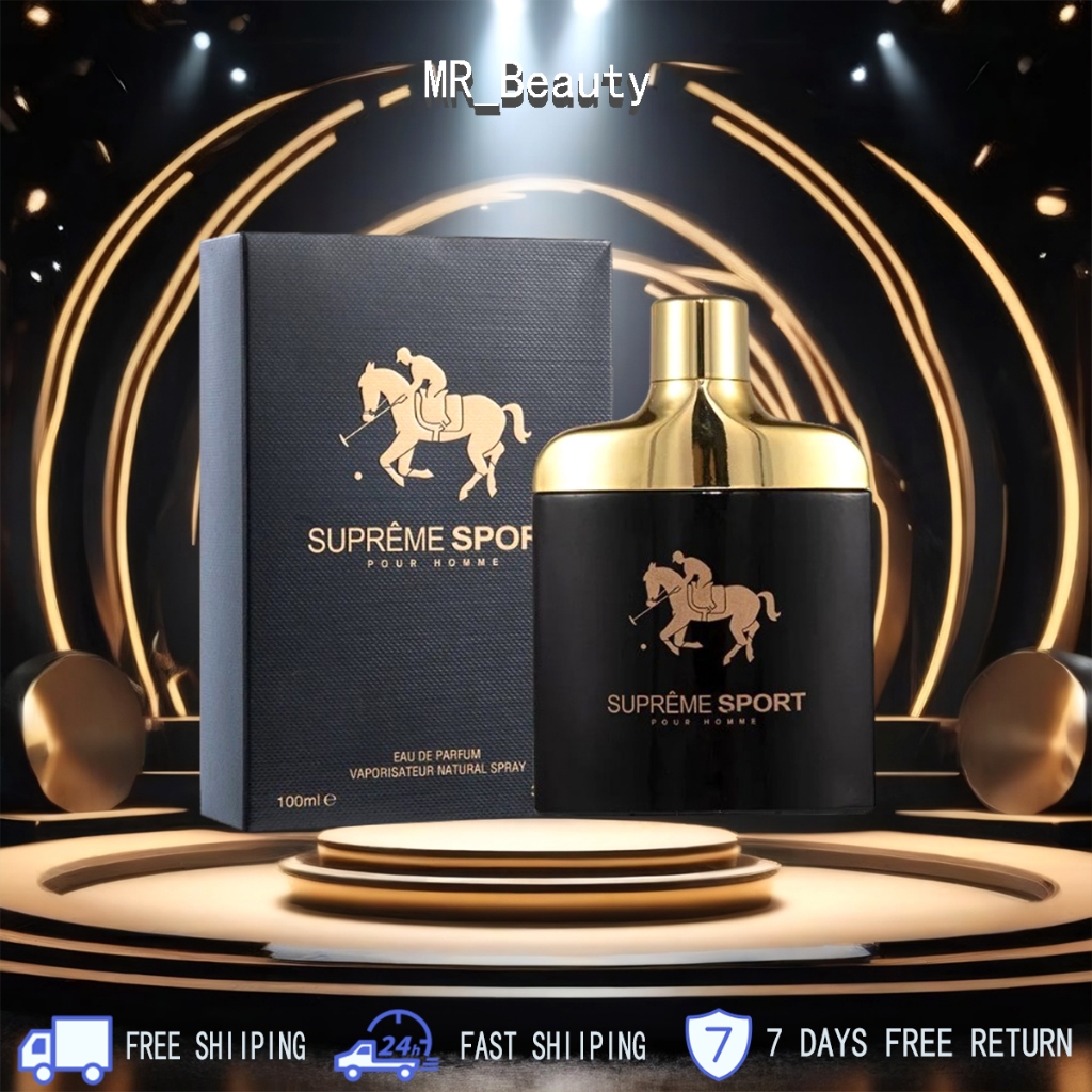 Supreme Sport Knight Men's Perfume Bottle 100ml Long-Lasting Spicy ...