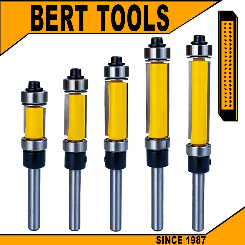 BERT🇵🇭｜Top & Bottom Bearing Flush Trim Router Bit 1/2 Inch Shank ...