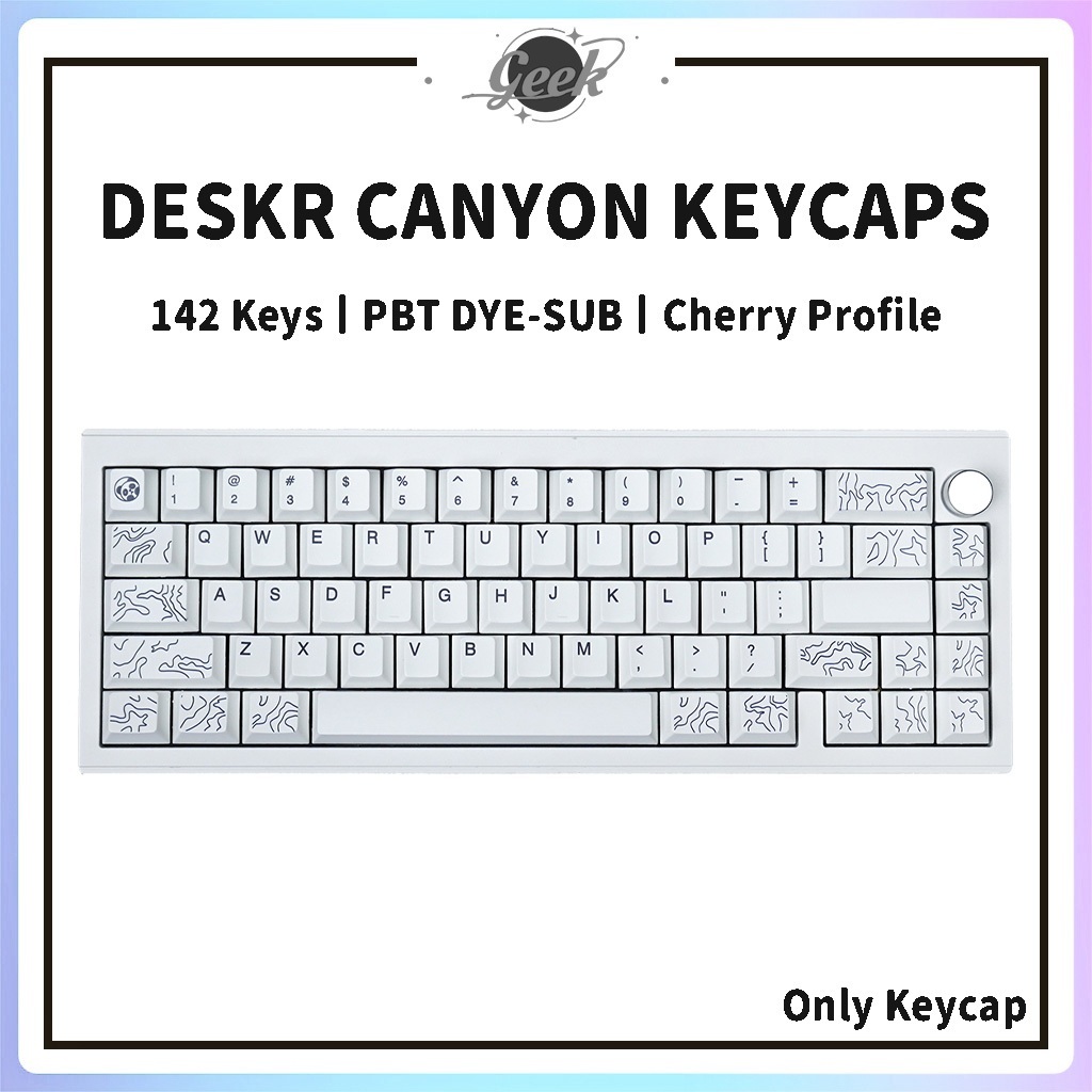 Deskr Canyon Keycaps PBT Dye-sub Cherry Profile Keycap Custom Keycaps ...