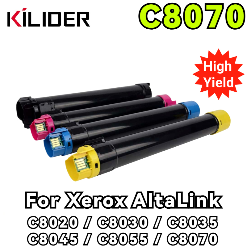 KILIDER C8070 Toner Cartridge For Xerox AltaLink C8020 C8030 C8035 ...