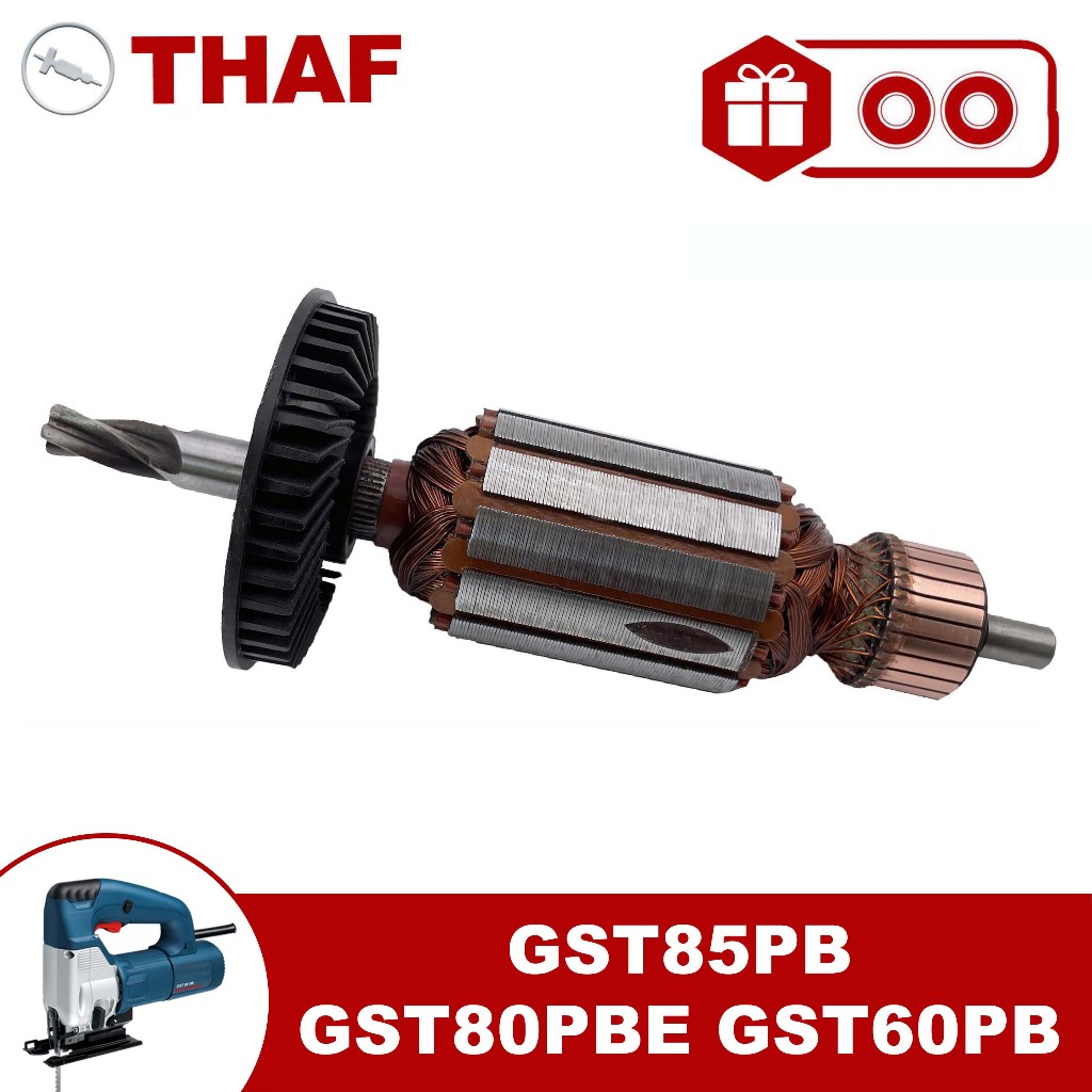 AC 220V 240V GST85PB GST80PBE GST60PB Armature Rotor For BOSCH Jigsaw ...