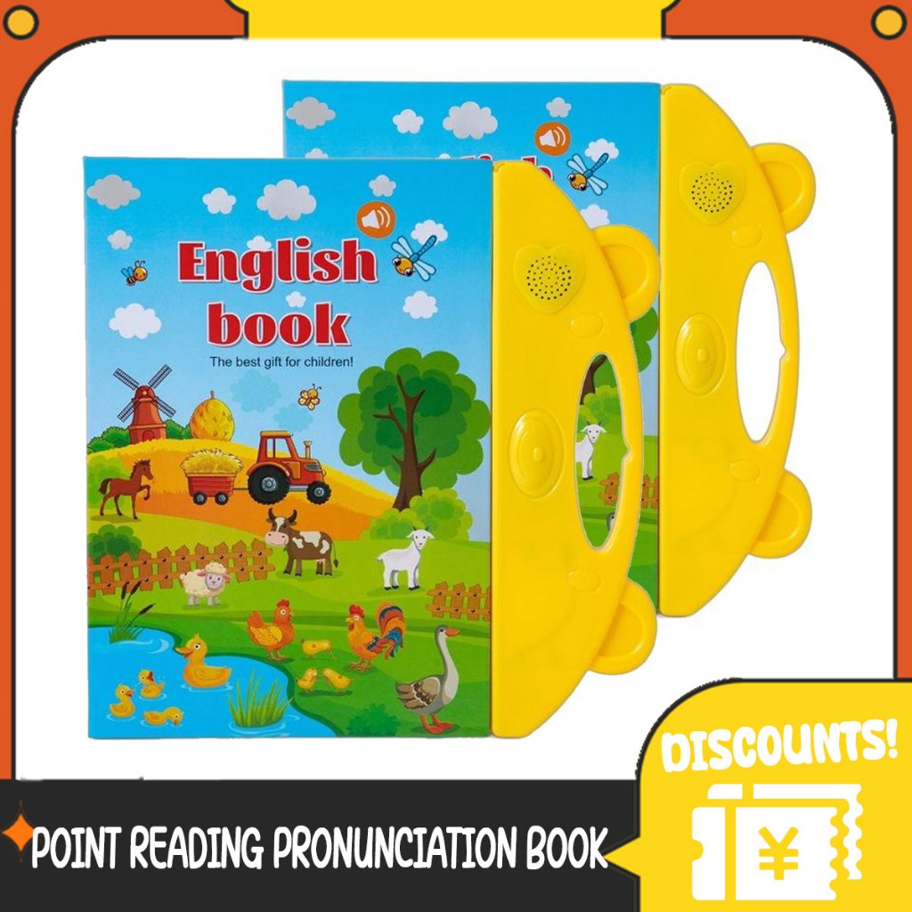 English Point Reading Phonetic Book For Kids Enlightenment Finger ...