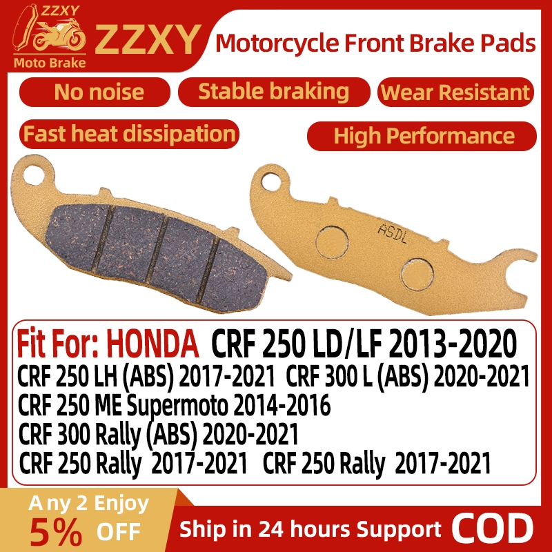 1 Pair Motorcycle Front Brake Pad For HONDA CRF 250 LD/LF 2013-2020 CRF ...
