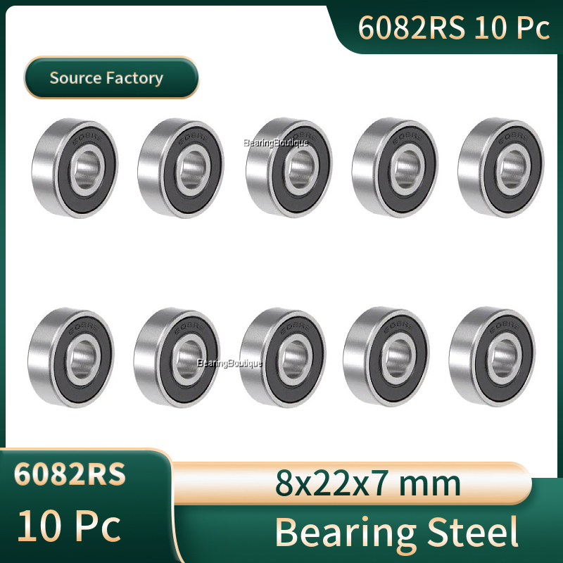 Bearing 6082rs 10 Pcs, 608 2RS, 8x22x7mm High-Quality Bearing Steel ...