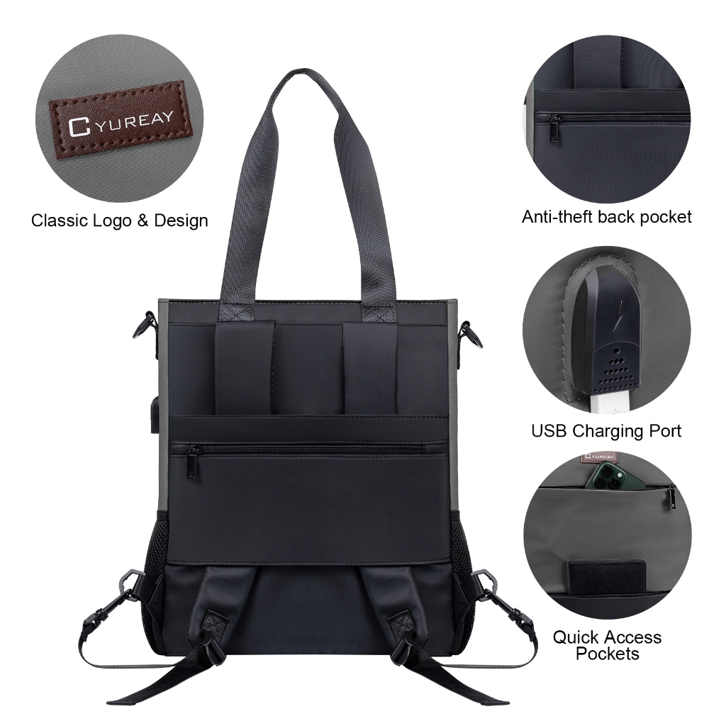 MODOKER Laptop Bag 15.6-Inch Backpack For Men&Women Inside Out Backpack ...