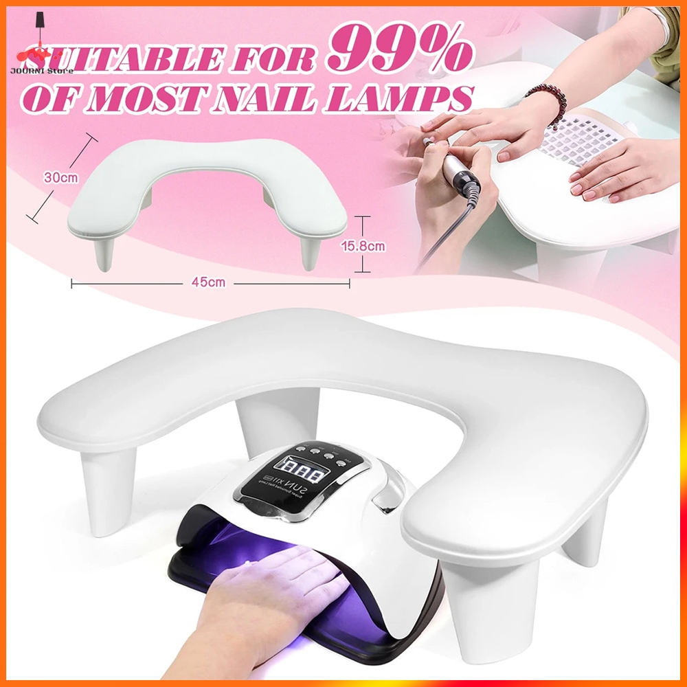 JOURNI Nail Hand Rests Butterfly Beveled Nail Art Hand Pillow Two Hands ...