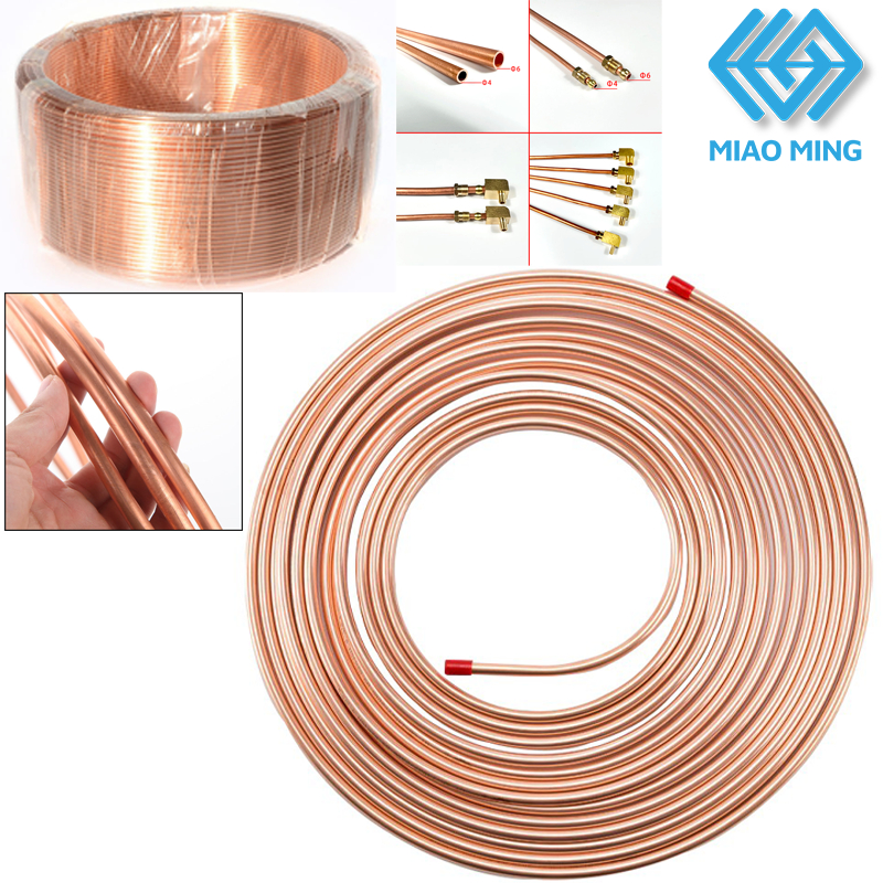 [Loose Cut / Feet] 1/4", 3/8", 1/2", 5/8" Pure Copper Pipe / Copper ...