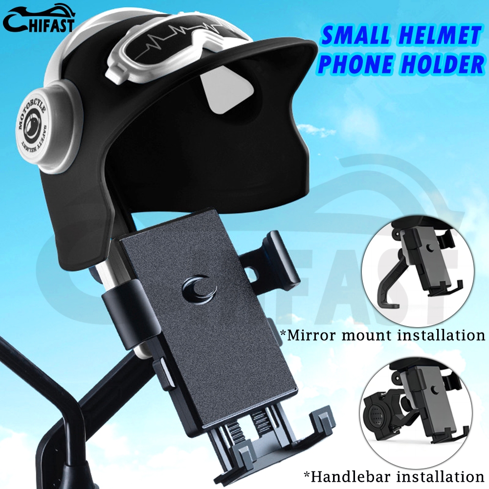 HIFAST Motorcycle Phone Holder Adjustable Helmet Phone Mount Water ...