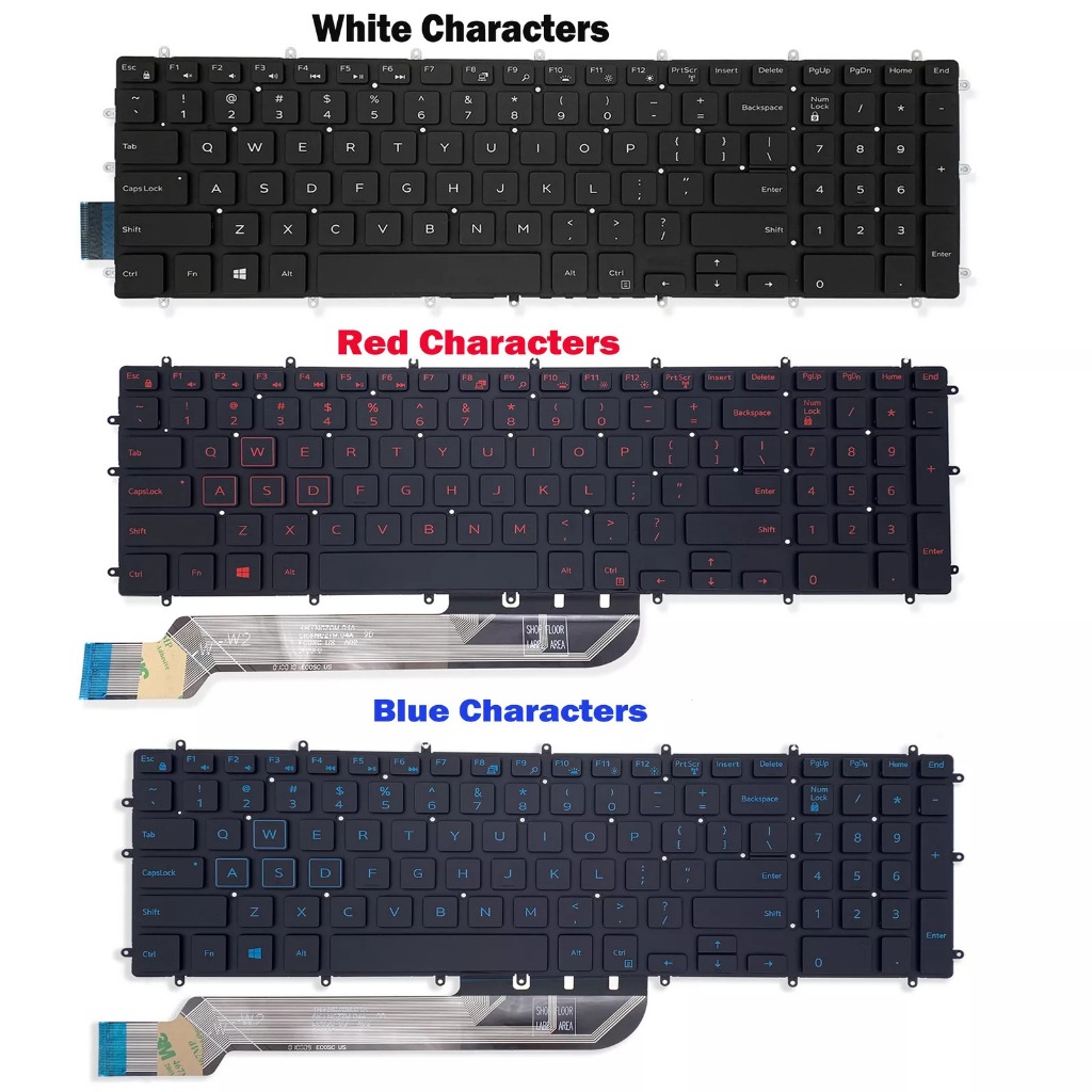 US Keyboard for DELL 7566 5567 7567 7559 5665 15-7000 G3-3579 3779 G5 ...