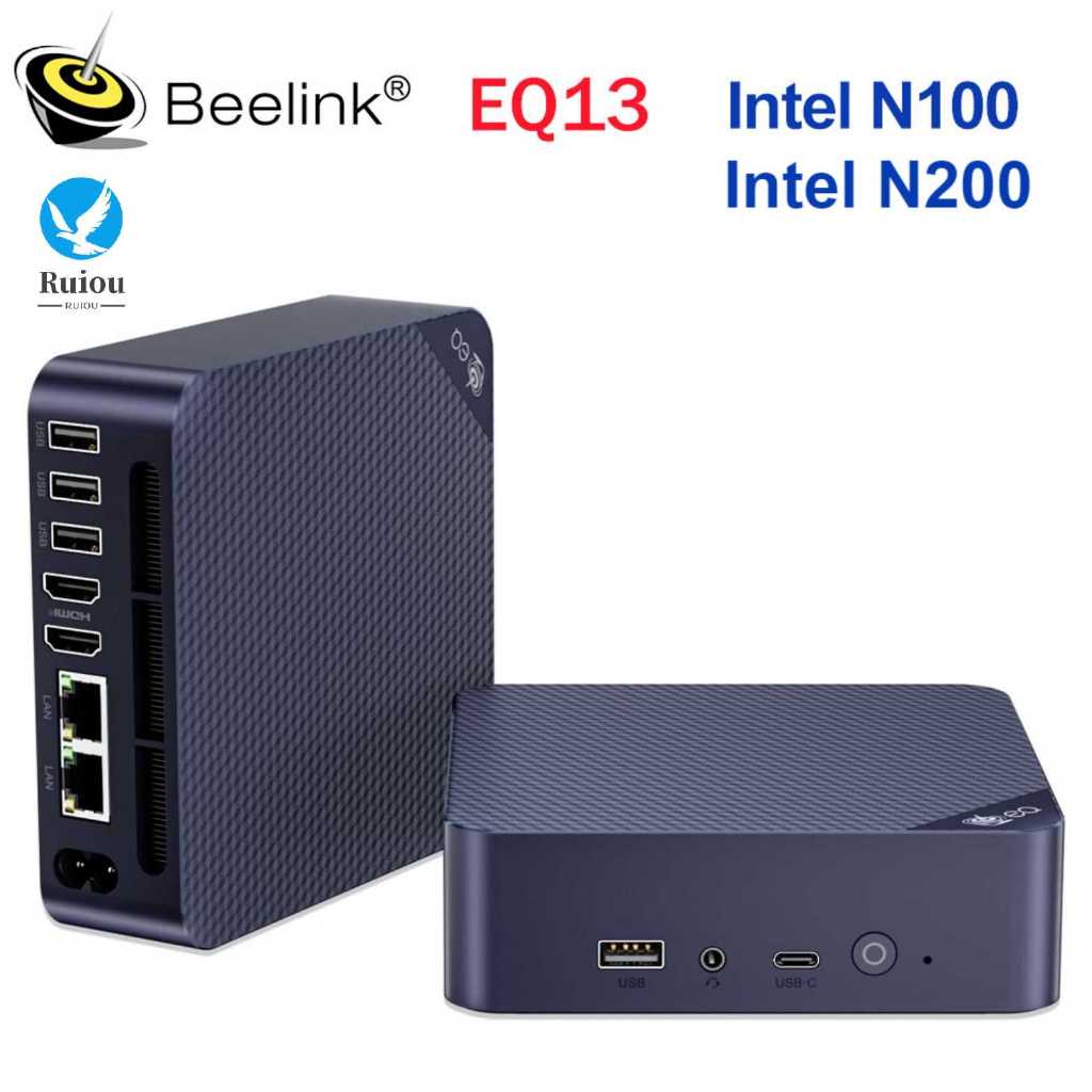 Beelink MINI PC EQ13 Intel N200 Mini PC Intel N100 16G DDR4 500G SSD 4K Dual HDMI WIFI6 BT5.2 ...