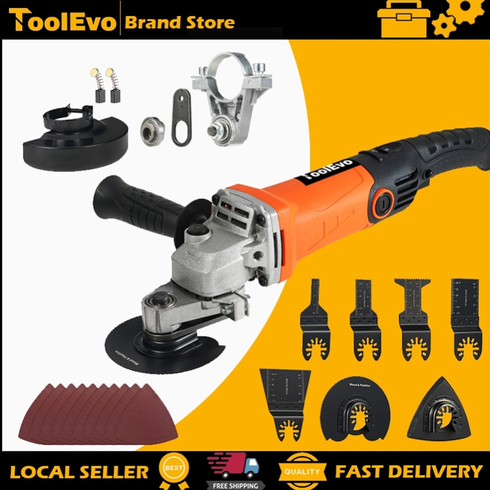 TOOLEVO 110v 1250W Angle Grinder Set - Heavy-Duty Cutting, Grinding ...
