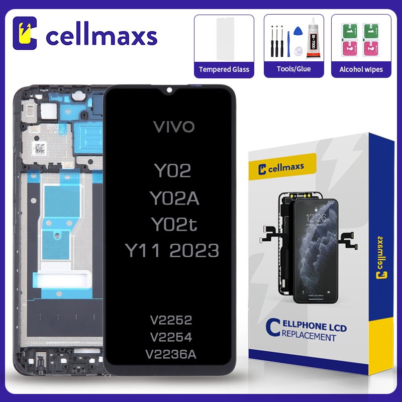 For VIVO Y02 Y02A Y02t Y11 2023 V2234_PK V2252 V2254 V2236A LCD Touch ...