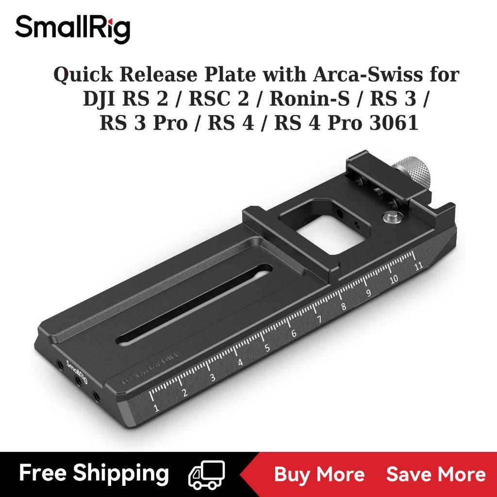 SmallRig Quick Release Plate with Arca-Swiss For DJI RS 4/RS 4Pro, Dji ...