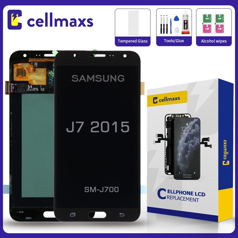 For SAMSUNG Galaxy J7 2015 SM-J700 J700 LCD Touch Screen Replacement ...