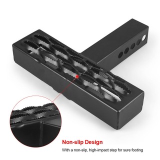 Hitch Step With Anti-skid teeth and Antirust Towing Bumper Guard 30CM ...