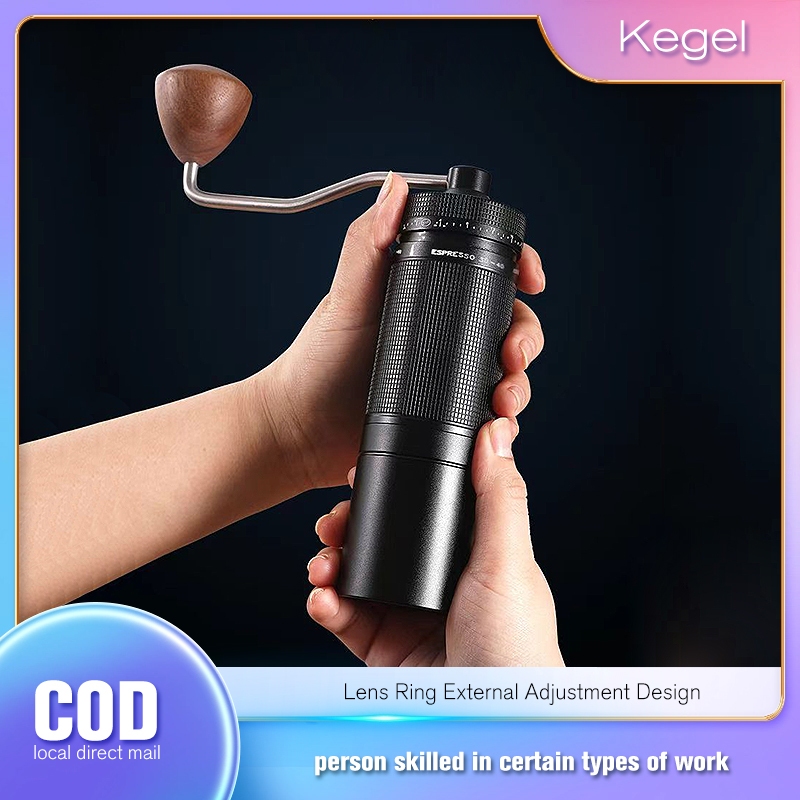 Hand Grinder CNC Steel Grinder Coffee Bean Hand Grinder External ...
