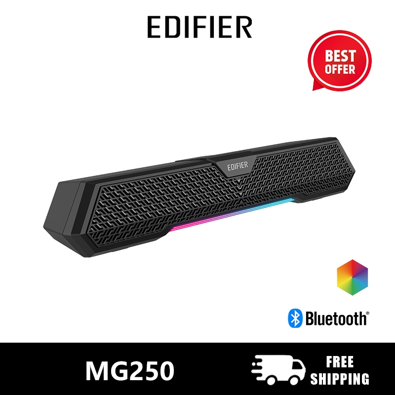 Edifier MG250 Computer Desktop Bluetooth Speaker Soundbar Bluetooth 5.3 ...