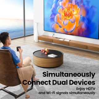 UGREEN RJ45 Splitter 1 to 2 Ethernet Adapter Internet Network Cable ...