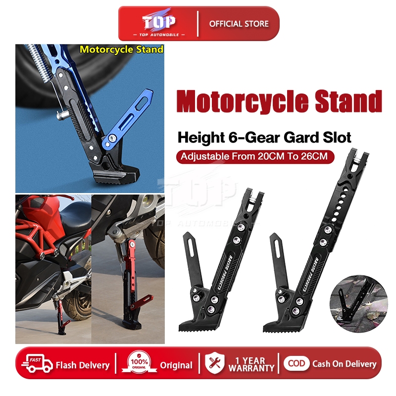 Ready Stock Motorcycle Bike Side Stand Adjustable Foot Side Support ...