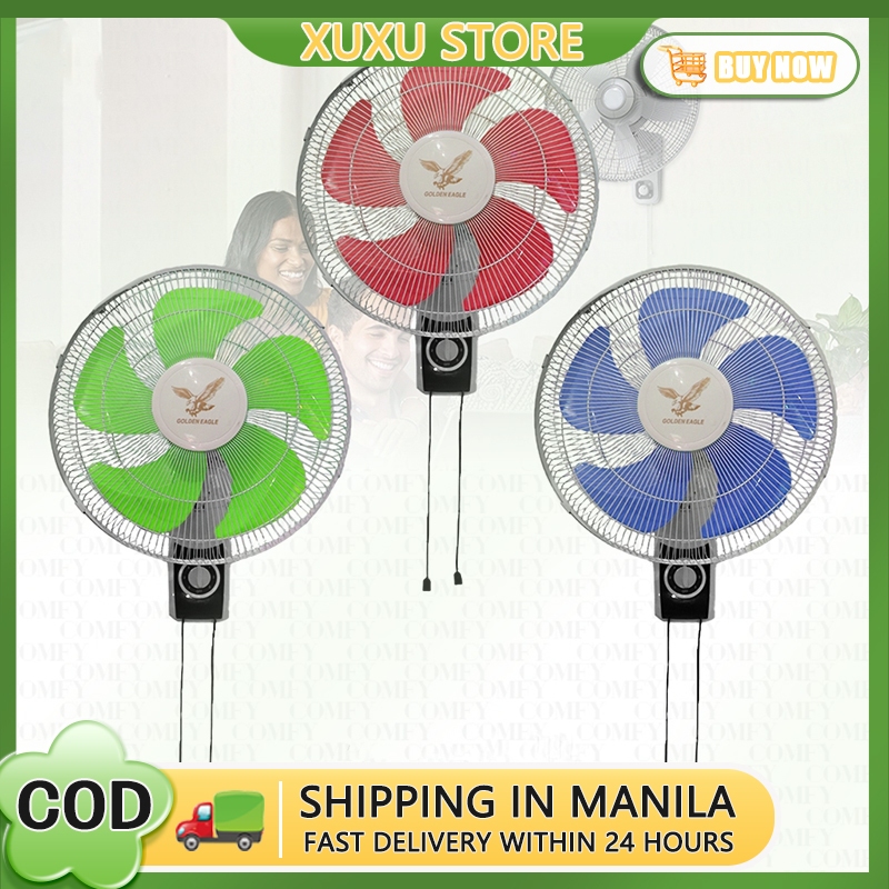 Wall- Mounted Fan Electric 5- Blade Plastic Fan Ceiling Track Fan ...