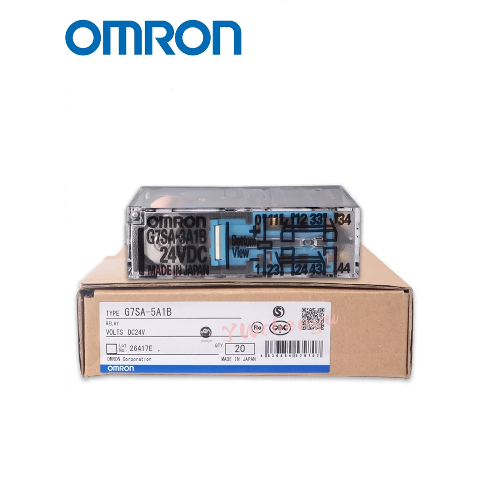 Omron Safety Relay G7SA-2A2B 3A1B 4A2B 5A1B 3A3B 4A4B DC24V P7SA-10F-ND ...