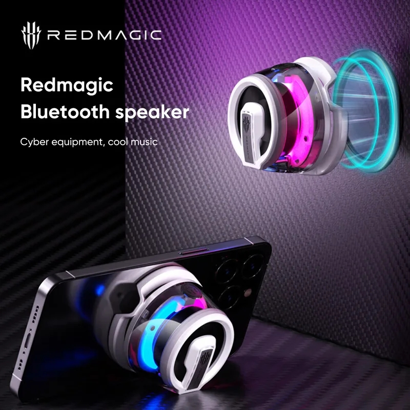 Redmagic Magnetic Portable Bluetooth Speaker 5000mAh Battery Mini Sound ...