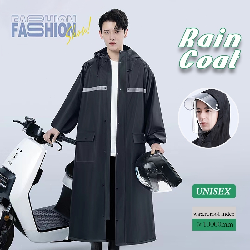 Rain Coat Long Raincoat Rain Hat Rian Mask Heavy Duty High Quality ...