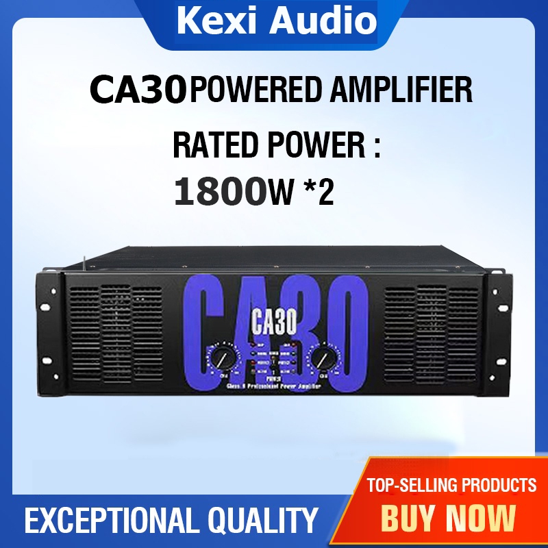 CA30 Professional amplifier, two channels, 1800W high-power 8 ohms, audio amplifier | Shopee ...