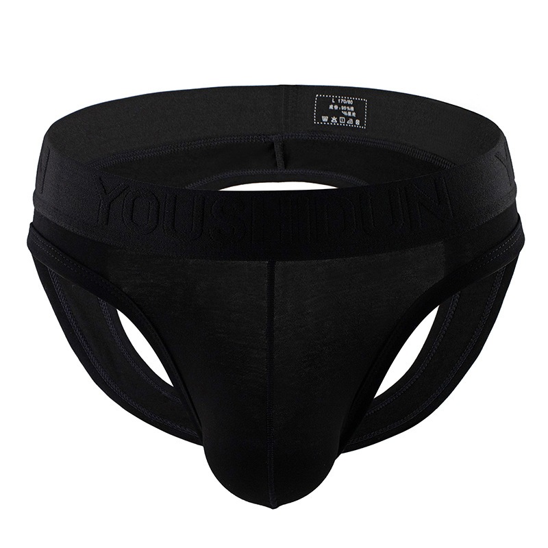 Men Cotton Briefs Soft Male Panties Bulge Bikini Jockstraps Lingerie ...
