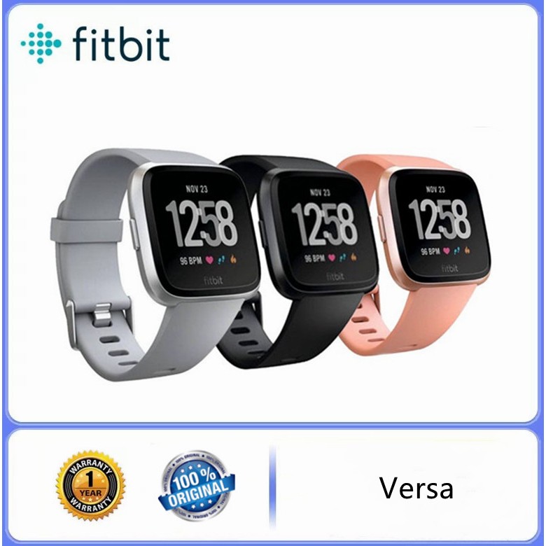 Fitbit Versa Health and Fitness Activity Tracker heart sleep track ...