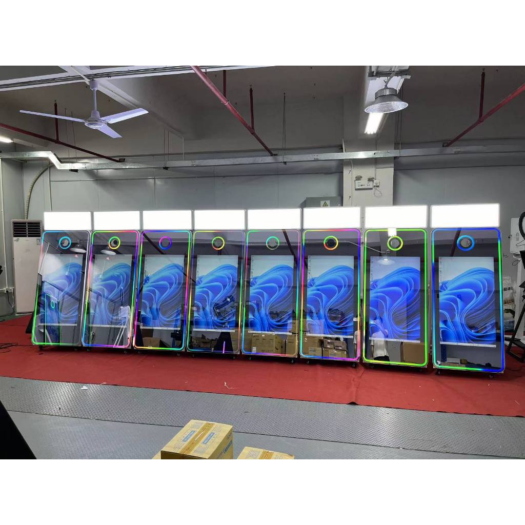 《manila IN STOCK》70 inch mirror booth 2024 newest mirror photobooth ...