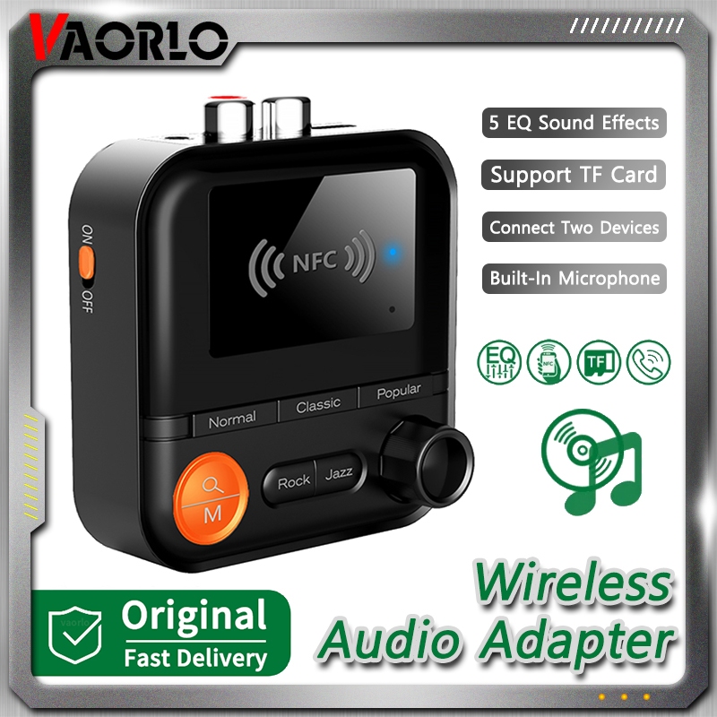 NFC Bluetooth Audio Receiver 5 EQ Music Effects Wireless Adapter With ...