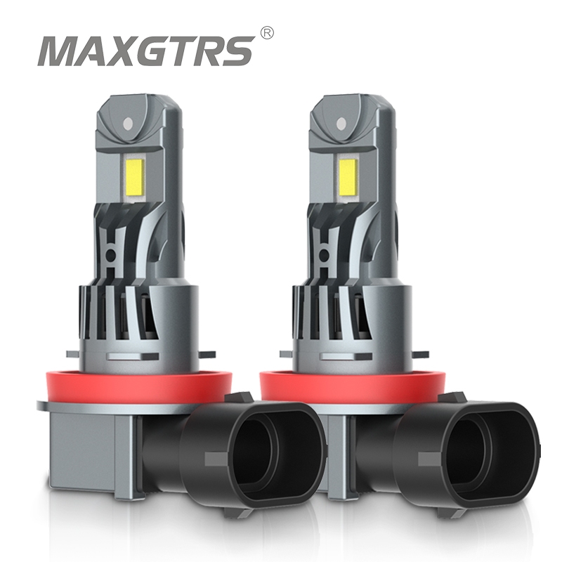 MAXGTRS 2X H1 H7 H8 H11 9005 9006 9012 Car Led Powerful Headlight Mini Wireless Bulb CSP for ...