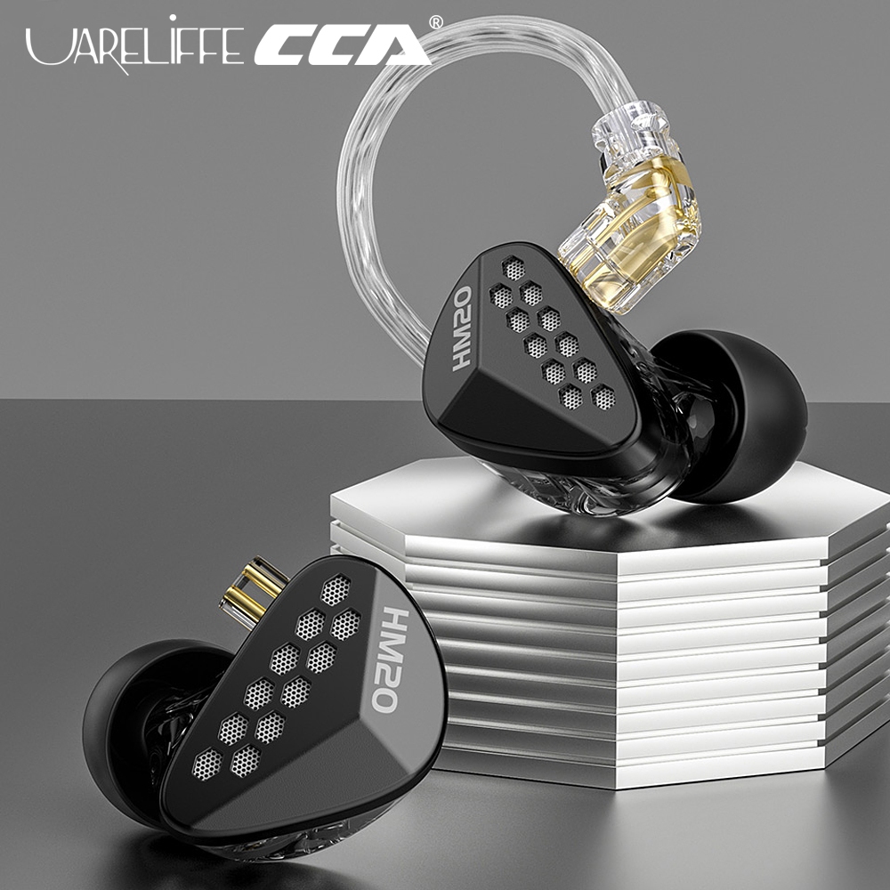 Uareliffe CCA HM20 Headset 1DD+7BA Hybrid Technology Good Bass HiFi ...