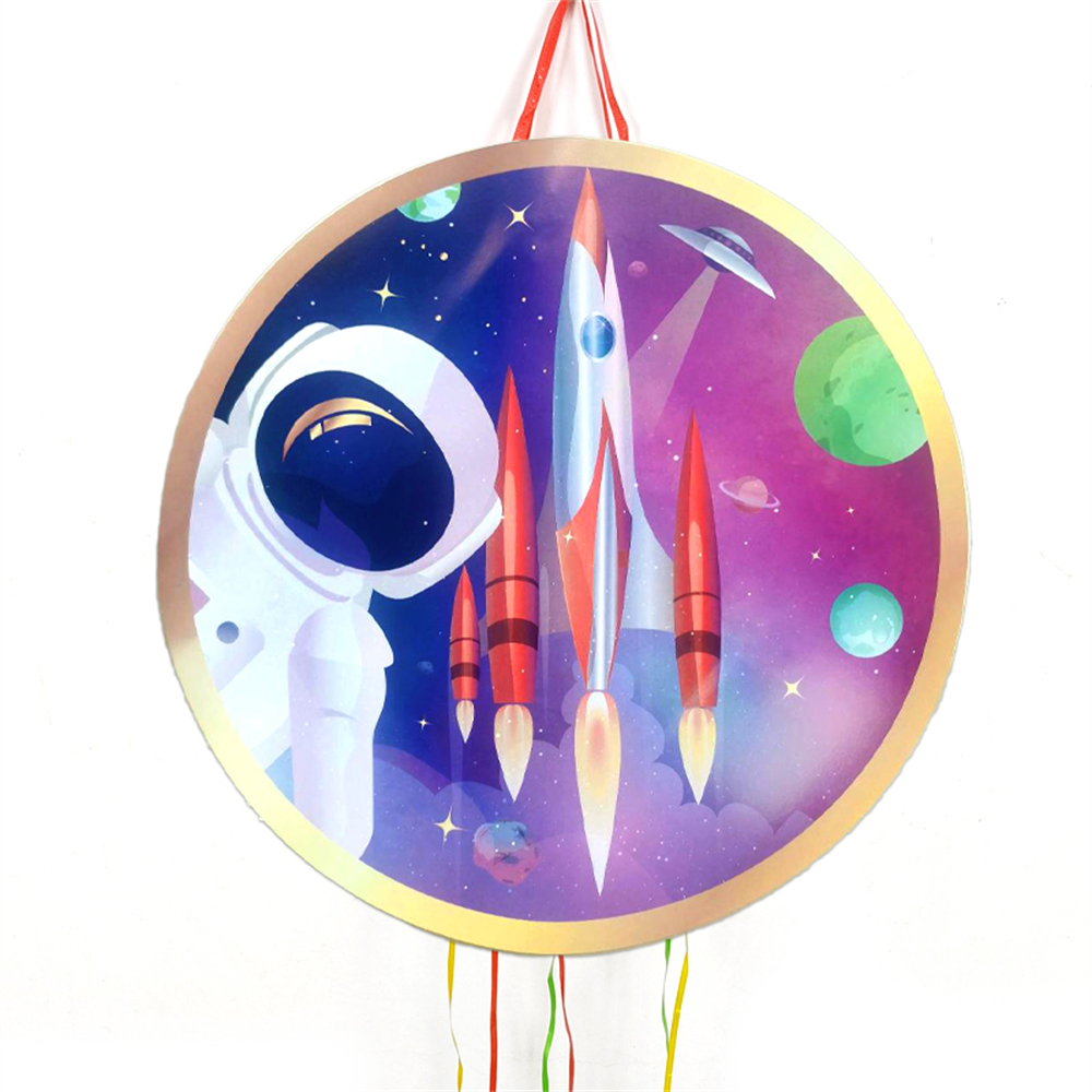1pcs/lot Space Rocket Astronauts Birthday Party Deco Piñata Event Party ...