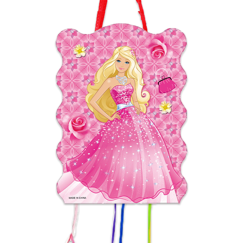Barbi Girl Pinatas Birthday Party 1pcs/lot Pink girl Deco Piñata Event ...