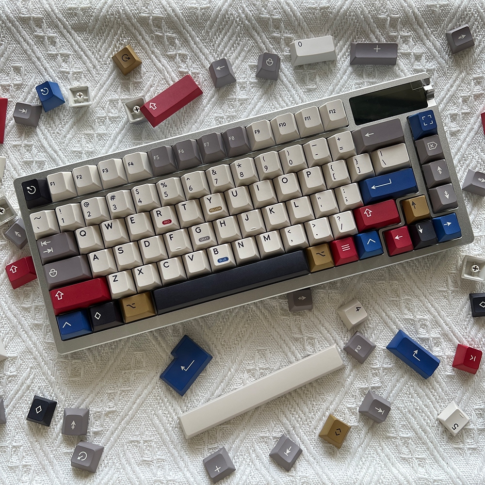 【JKDK】Retro 100 Keycap Cherry profile Dye-Sub PBT Keycaps | Shopee ...