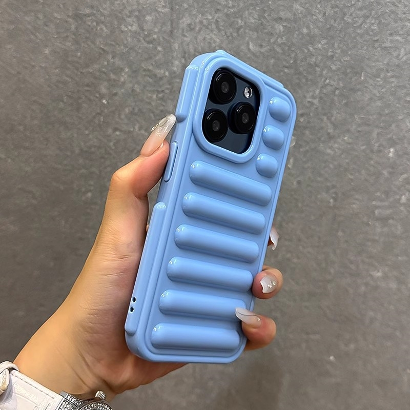 【Candy-colored capsule phone case/lens ring bulge/Soft case】compatible ...