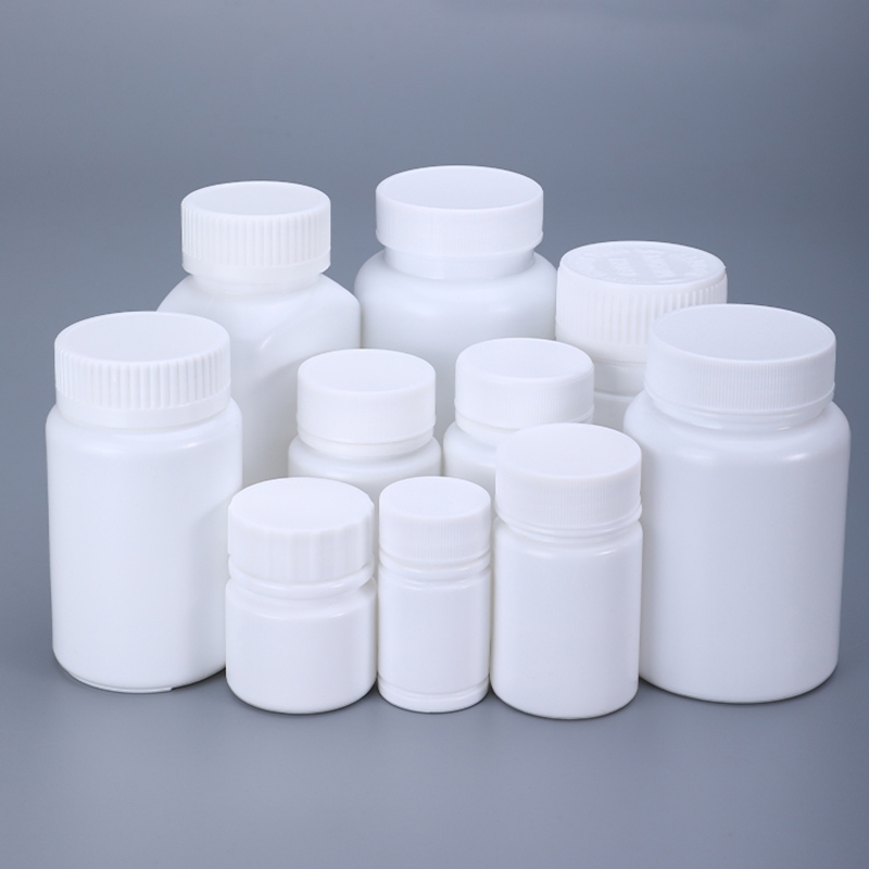Plastic small medicine bottle 30ml ml large mouth solid tablet capsule ...