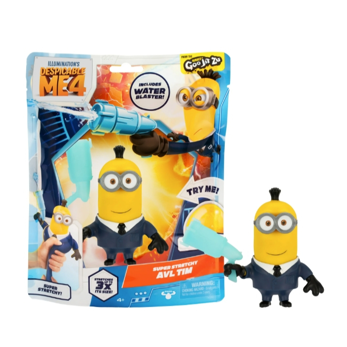 Despicable Me 4 Heroes of Goo Jit Zu Figure, Super Stretchy AVL Tim ...