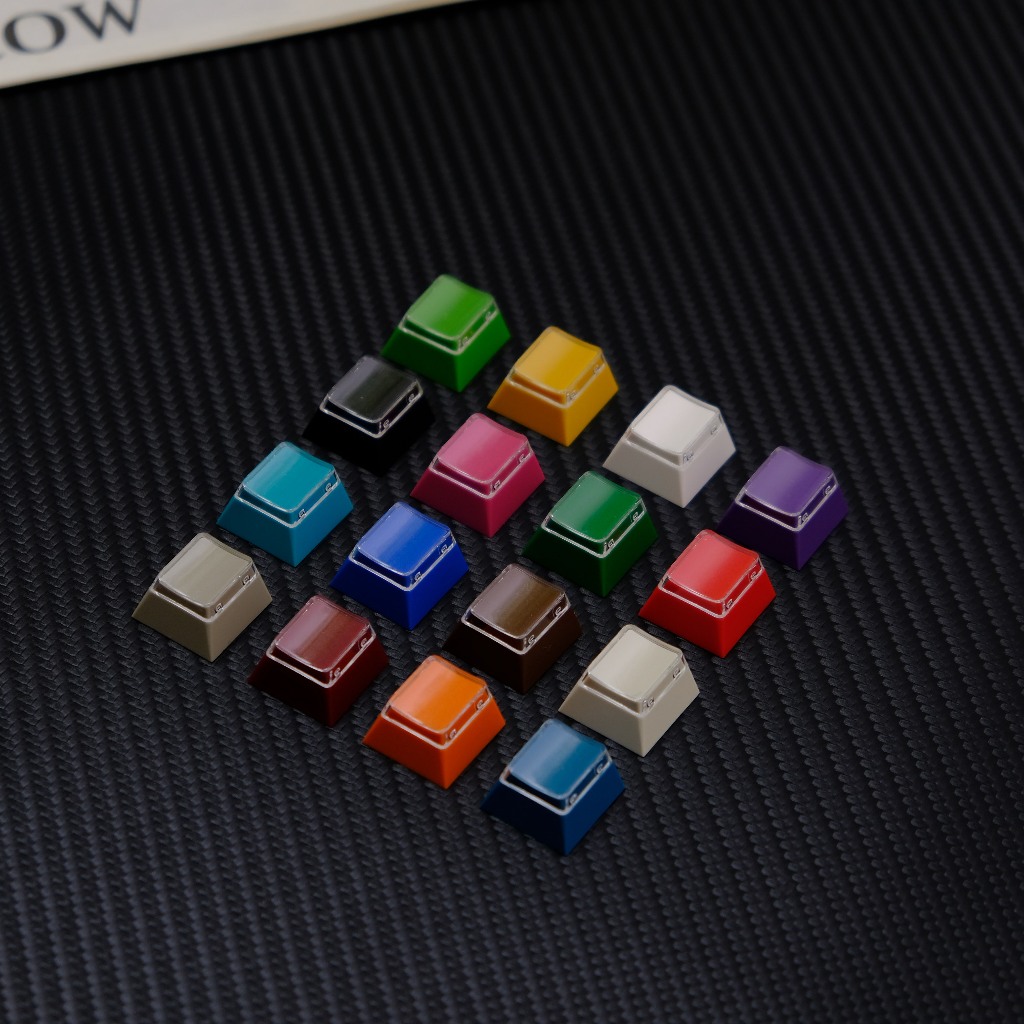 16 Colors Keycap PBT+PC Material Cherry Profile R4 Diy Fit Mechanical ...