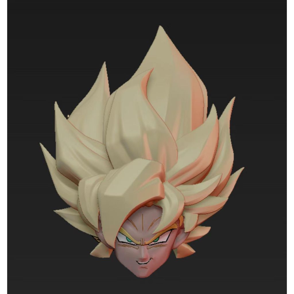 Dragon Ball SHF Legendary Super Saiyan Luminous Head Sculpture ...