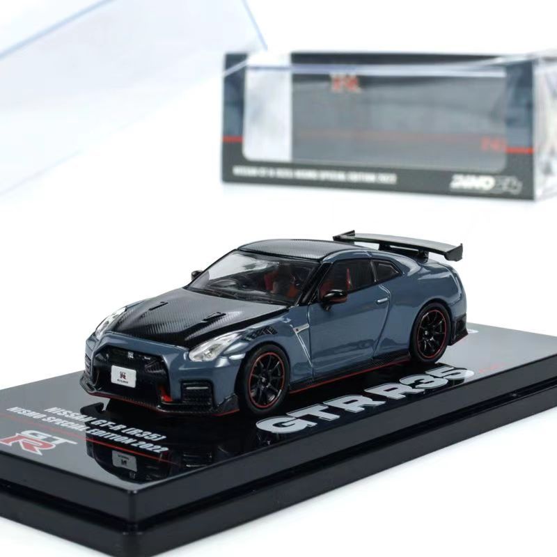 Inno 1: 64 Nissan GTR R35 NISMO SPECIAL 2022 SPECIAL Edition Blue Alloy ...
