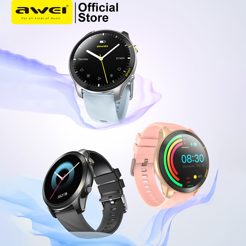 Awei H36 Smart Watch 1.52 Inch Full-circle Touch Screen Bluetooth Call ...