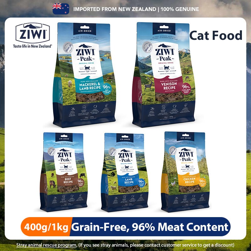 Ziwi Peak Air Dried Cat Food- All Natural, High Protein, Grain Free and Limited Ingredient with ...